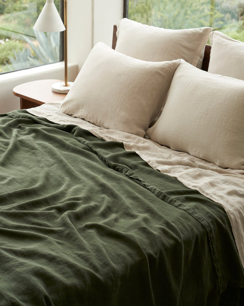 Linen Sheet Set - Bone F/Q – Parachute Home