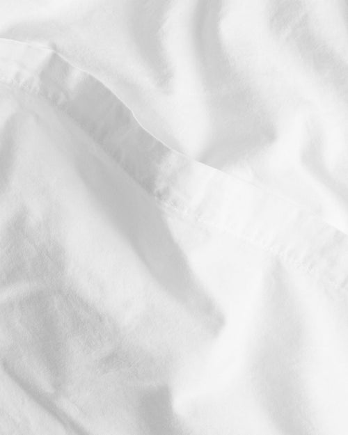 Brushed Cotton Euro Sham (White) – Parachute Home