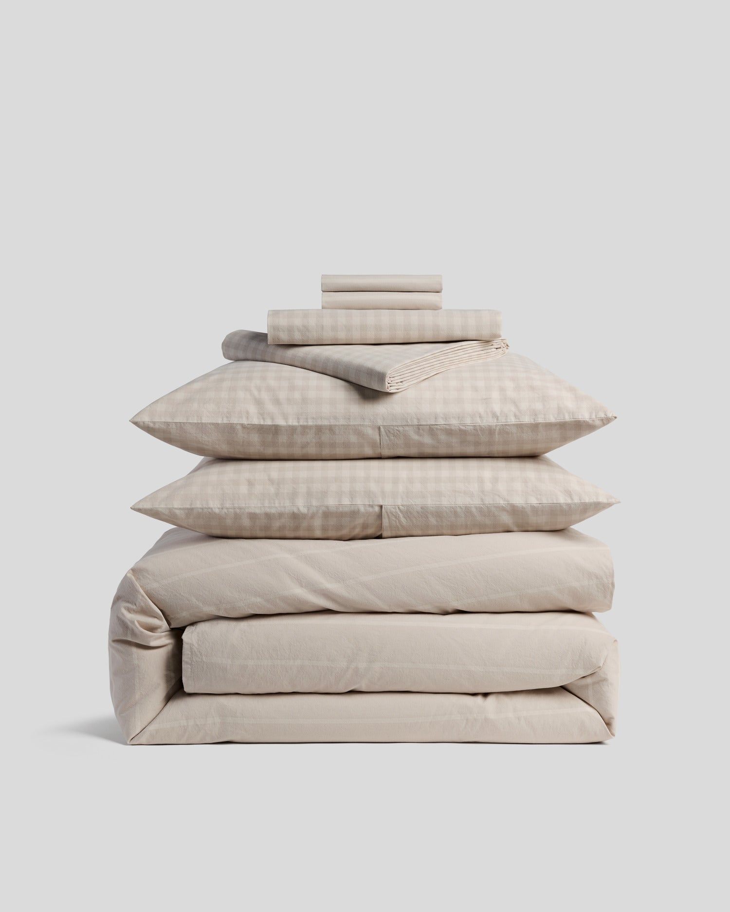 Brushed Cotton Bundle - Bone Check/Stripe K/CK – Parachute Home