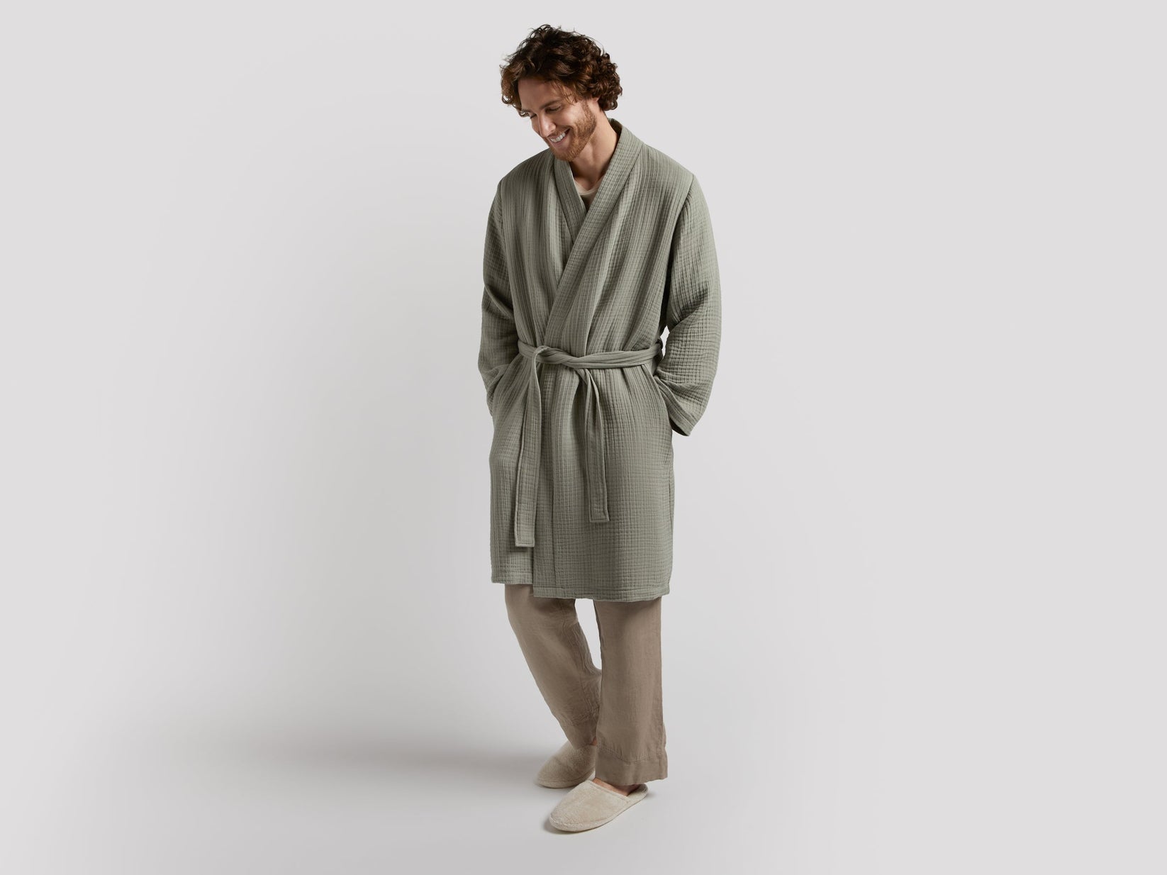 Cloud Cotton Robe (Moss) – Parachute Home