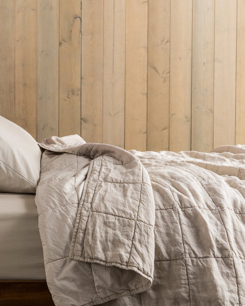 Linen Box Quilt (Bone) – Parachute Home