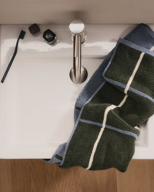 2+2 Organic Plush Bath Bundle - Dusk Windowpane – Parachute Home