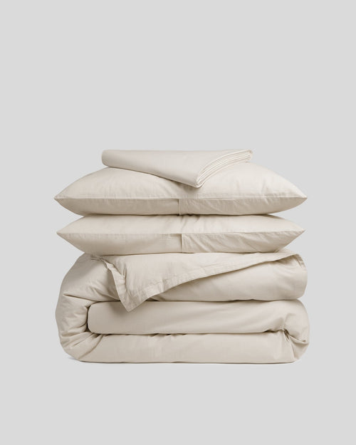 Percale Venice Set - Bone F/Q – Parachute Home