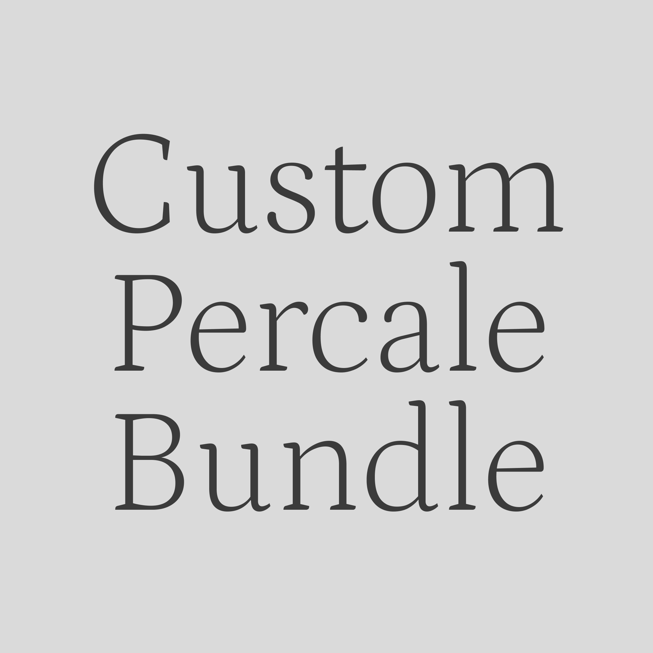 Custom Percale Bundle (15% Off) – Parachute Home
